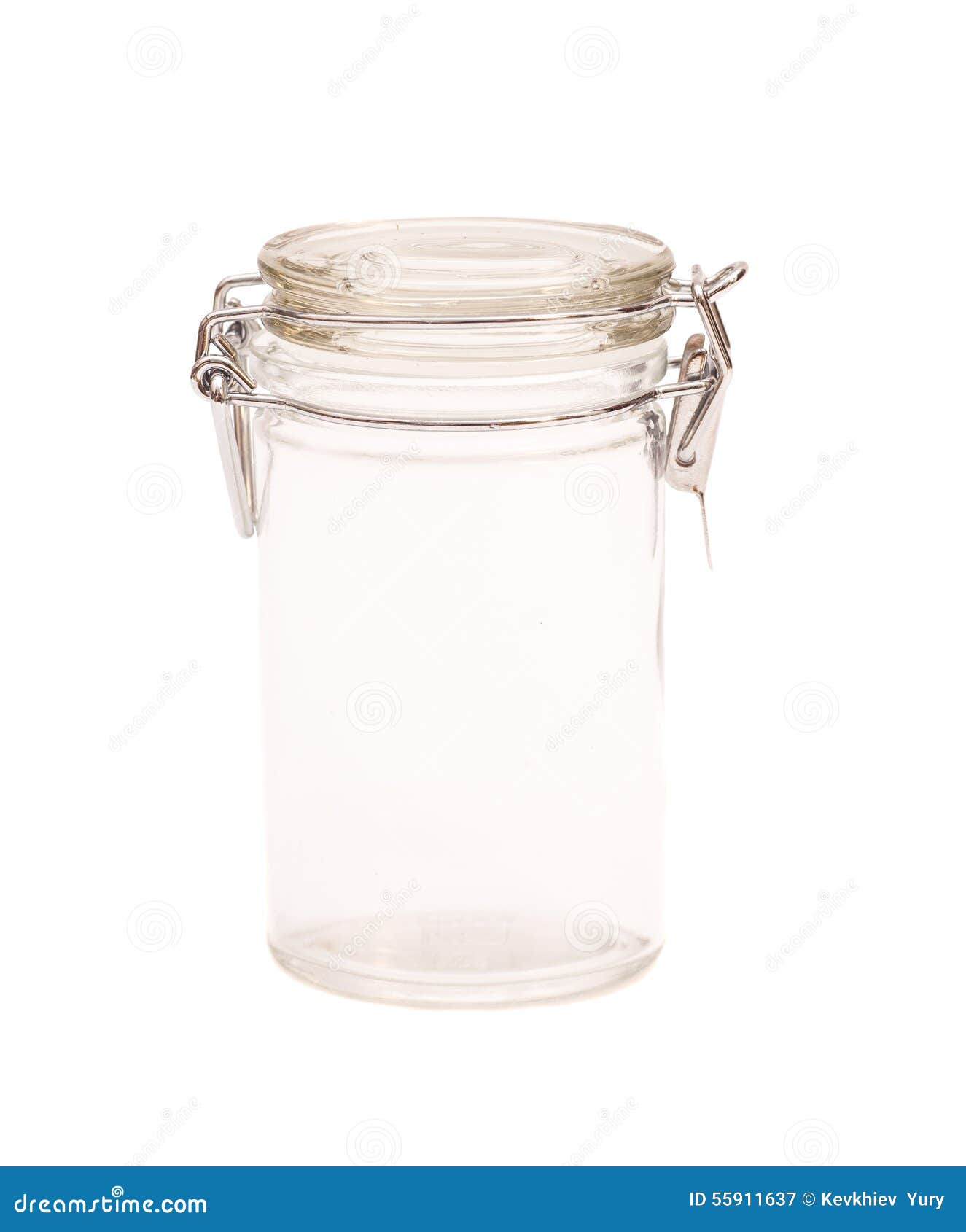 Glass Jar on White Background Stock Image - Image of white, studio ...
