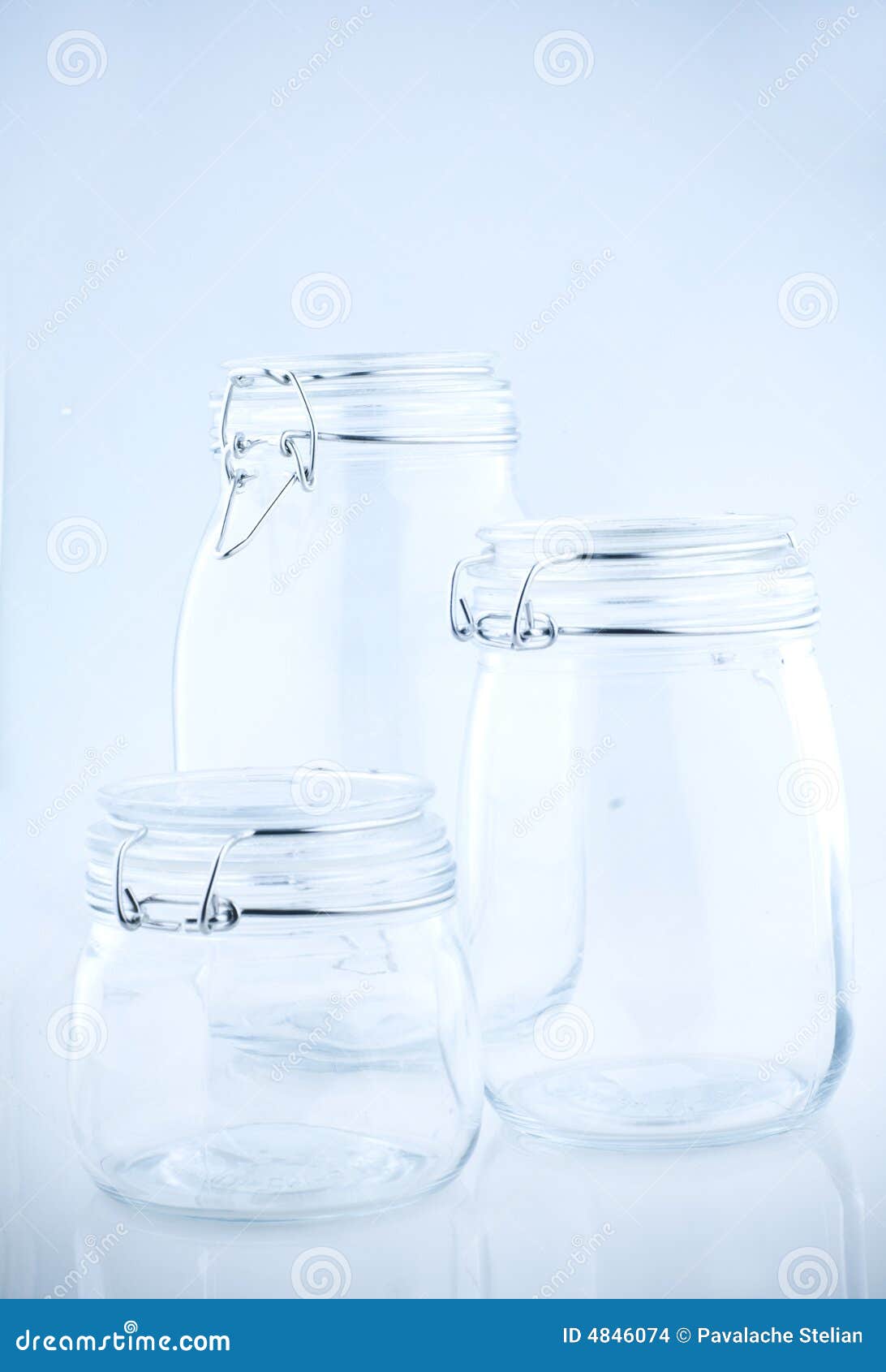 Glass Jars stock photo. Image of containers, stillllife - 4846074