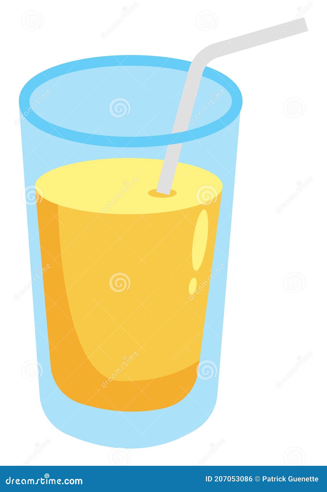 Glass of Juice ,illustration, Vector Stock Vector - Illustration of ...