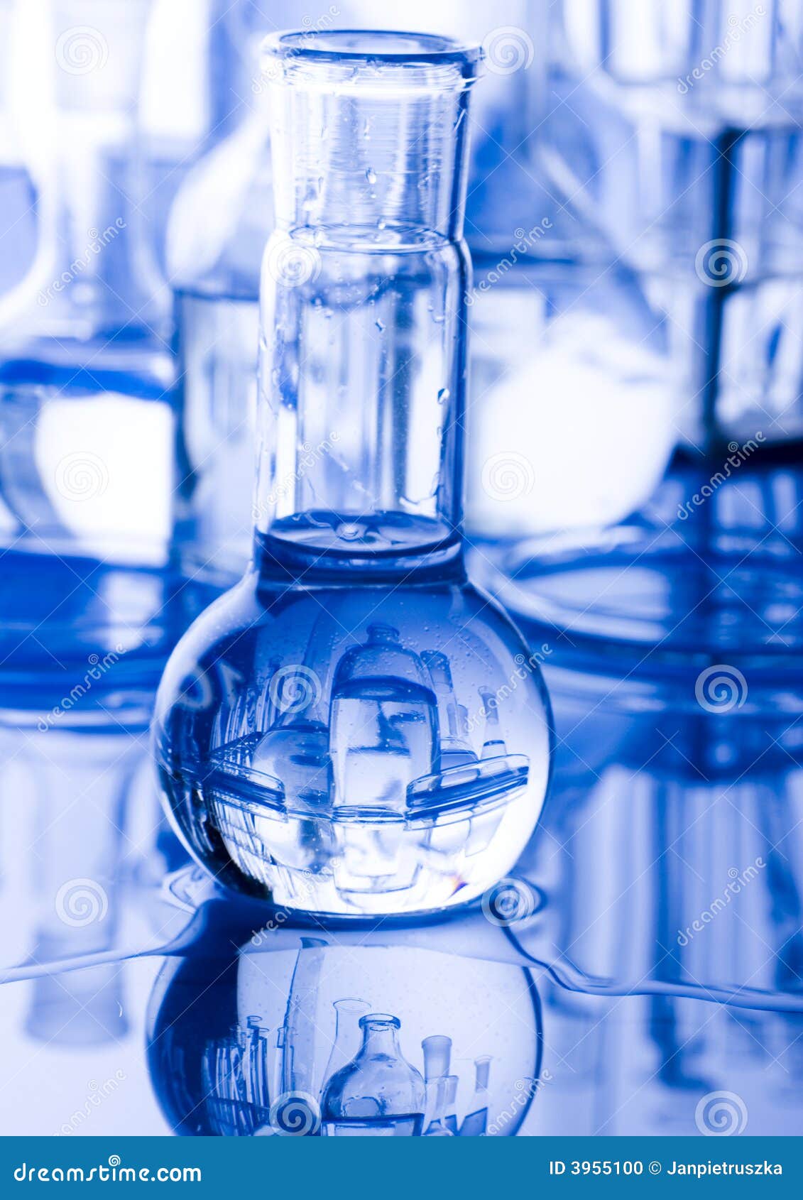 Glass in laboratory stock photo. Image of biology, examination - 3955100