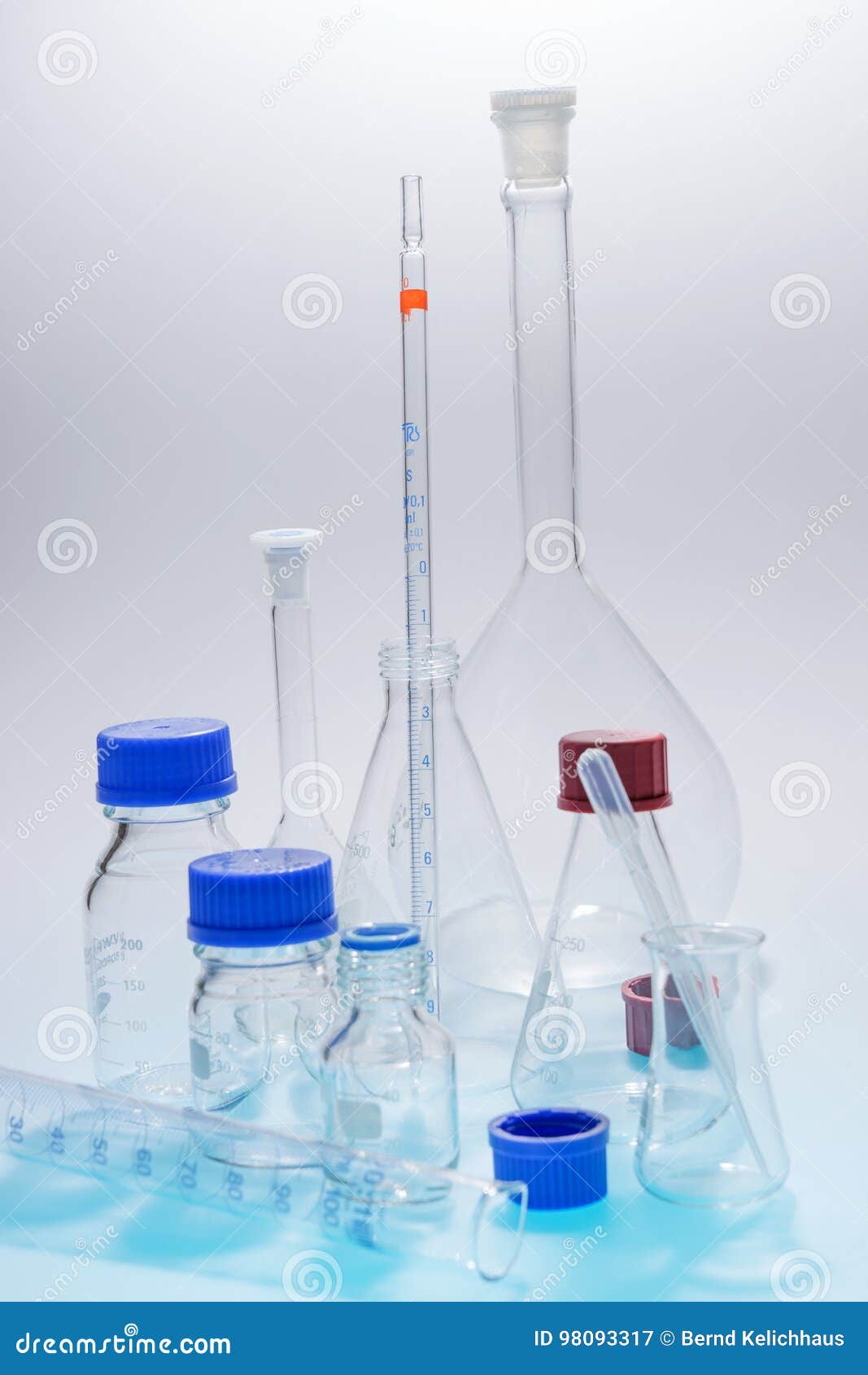 Glass Laboratory Apparatus Isolated Stock Image - Image of testing ...