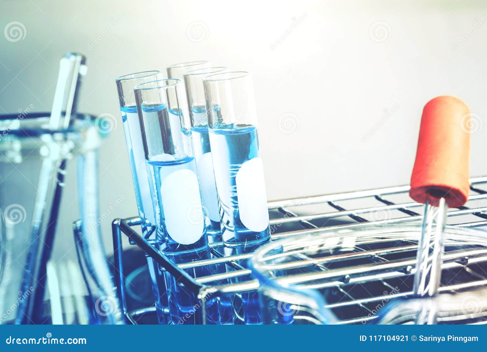 Glass Laboratory Chemical Test in Lap Room. Science Concept Stock Image ...