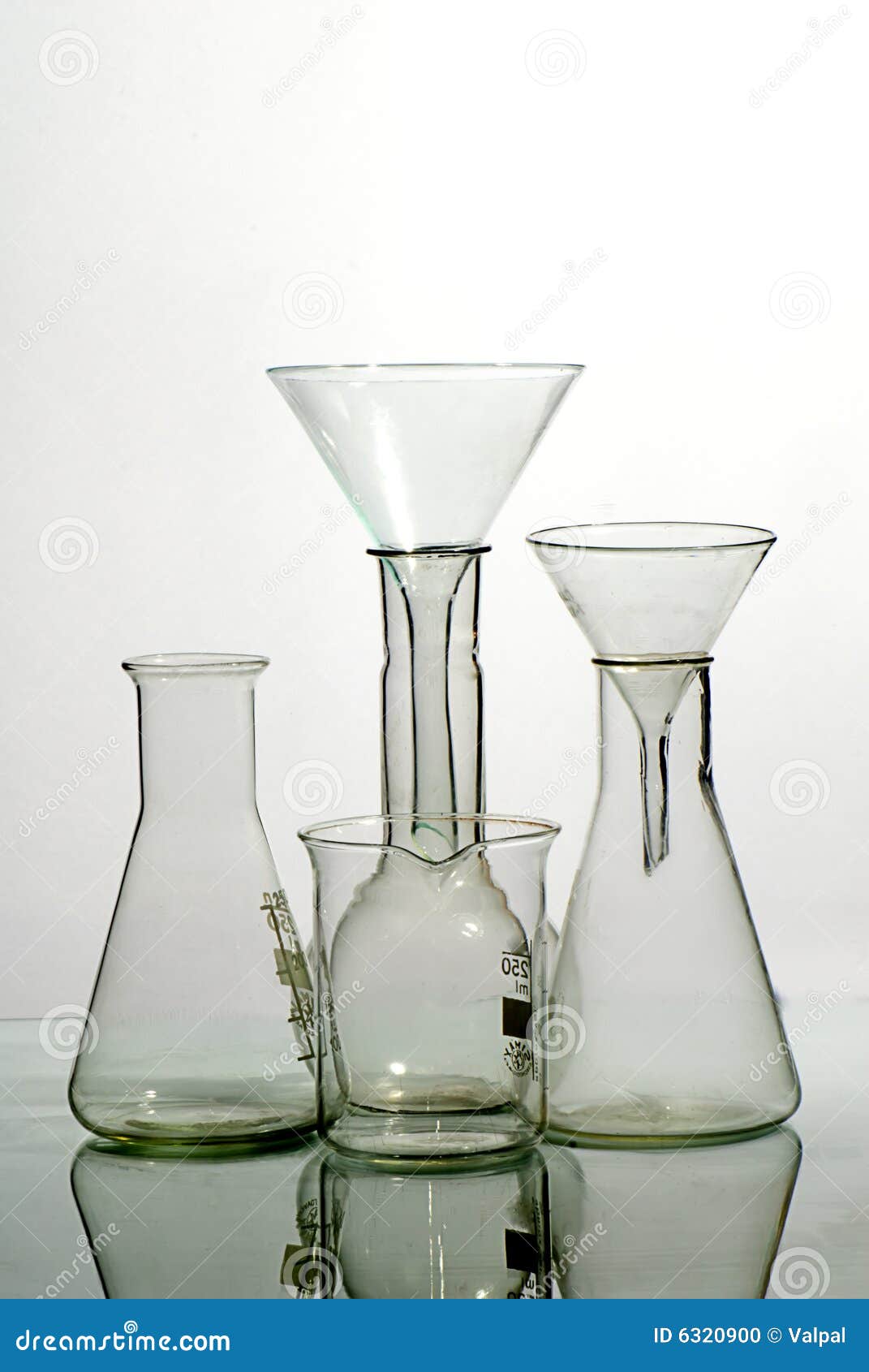 Glass laboratory equipment stock photo. Image of group - 6320900