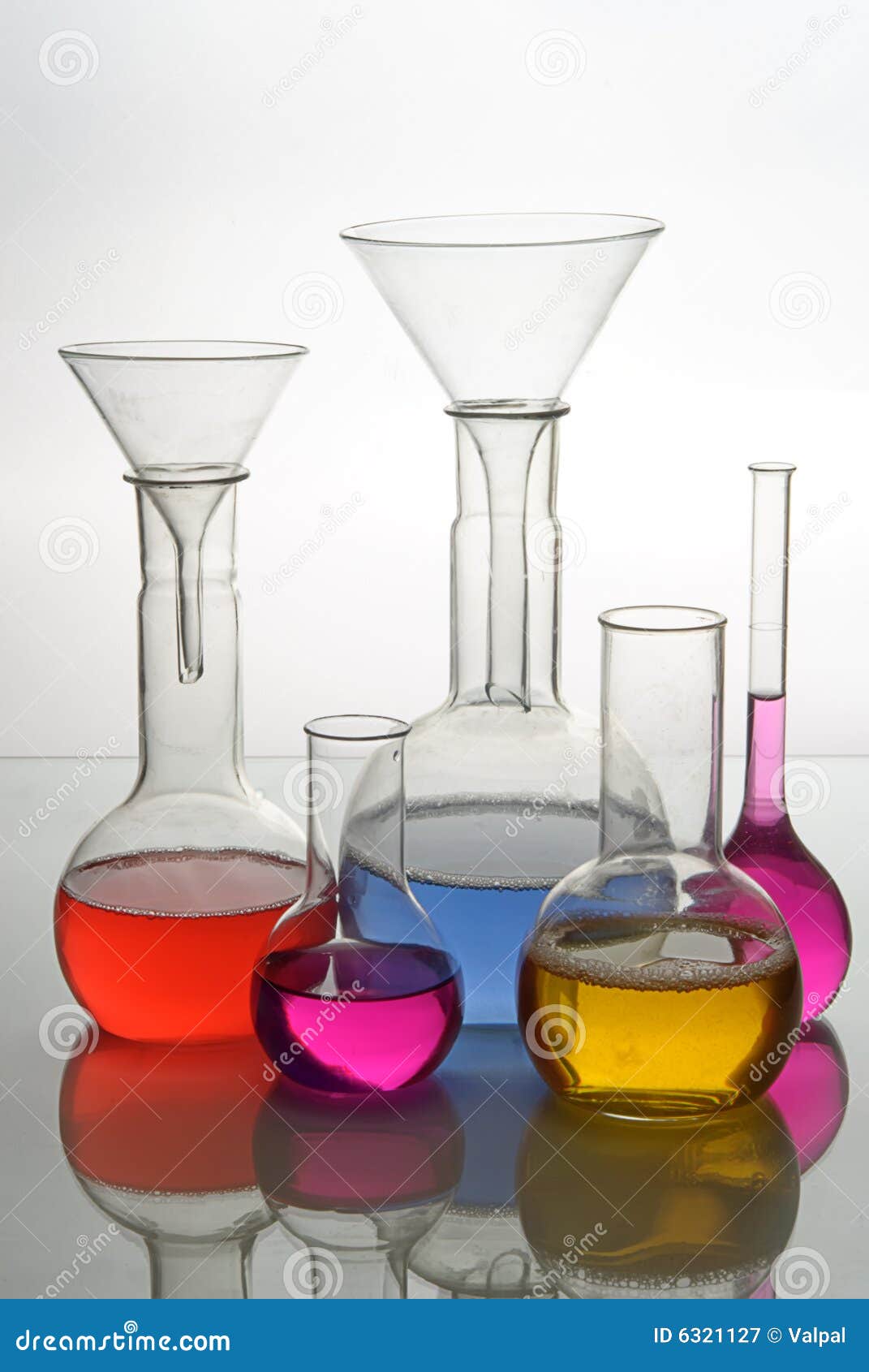 Glass laboratory equipment stock image. Image of discovery - 6321127