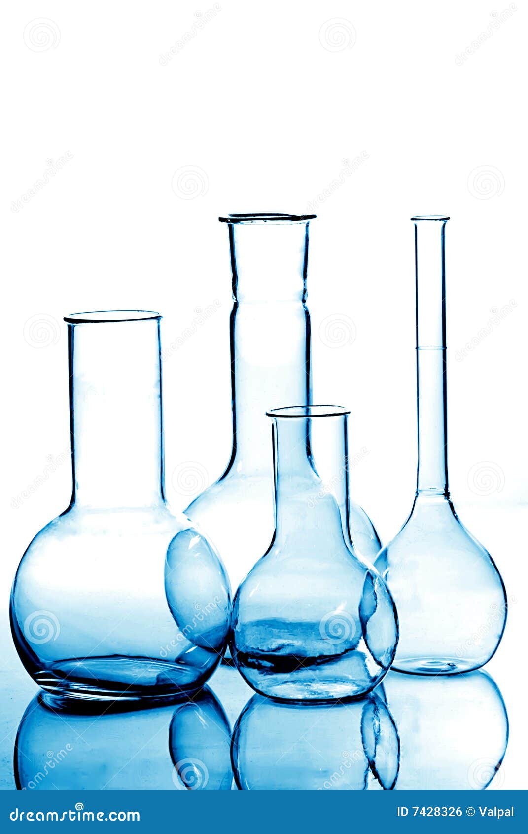 Glass laboratory equipment stock photo. Image of biotechnology - 7428326