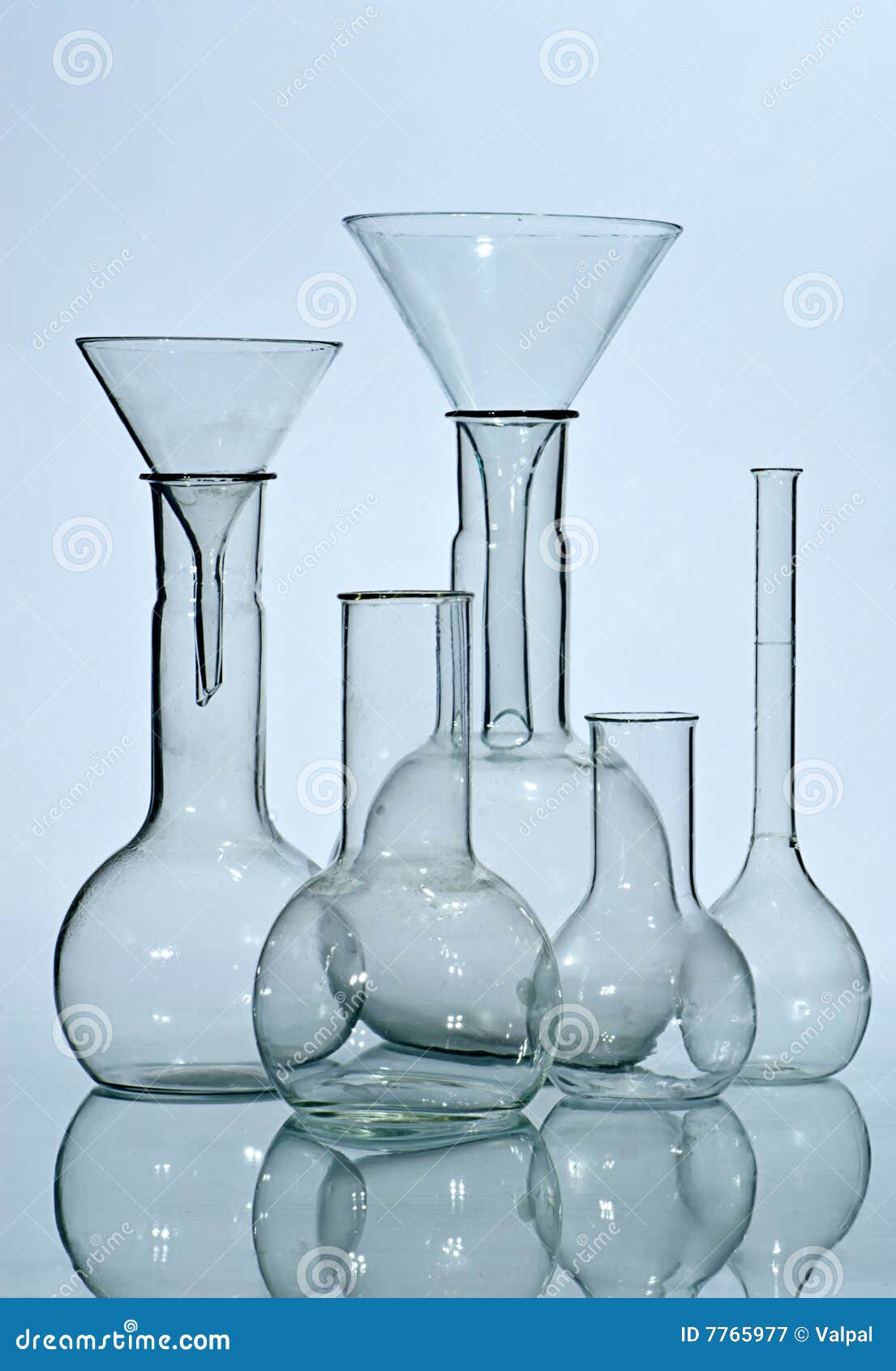 Glass laboratory equipment stock image. Image of clear - 7765977