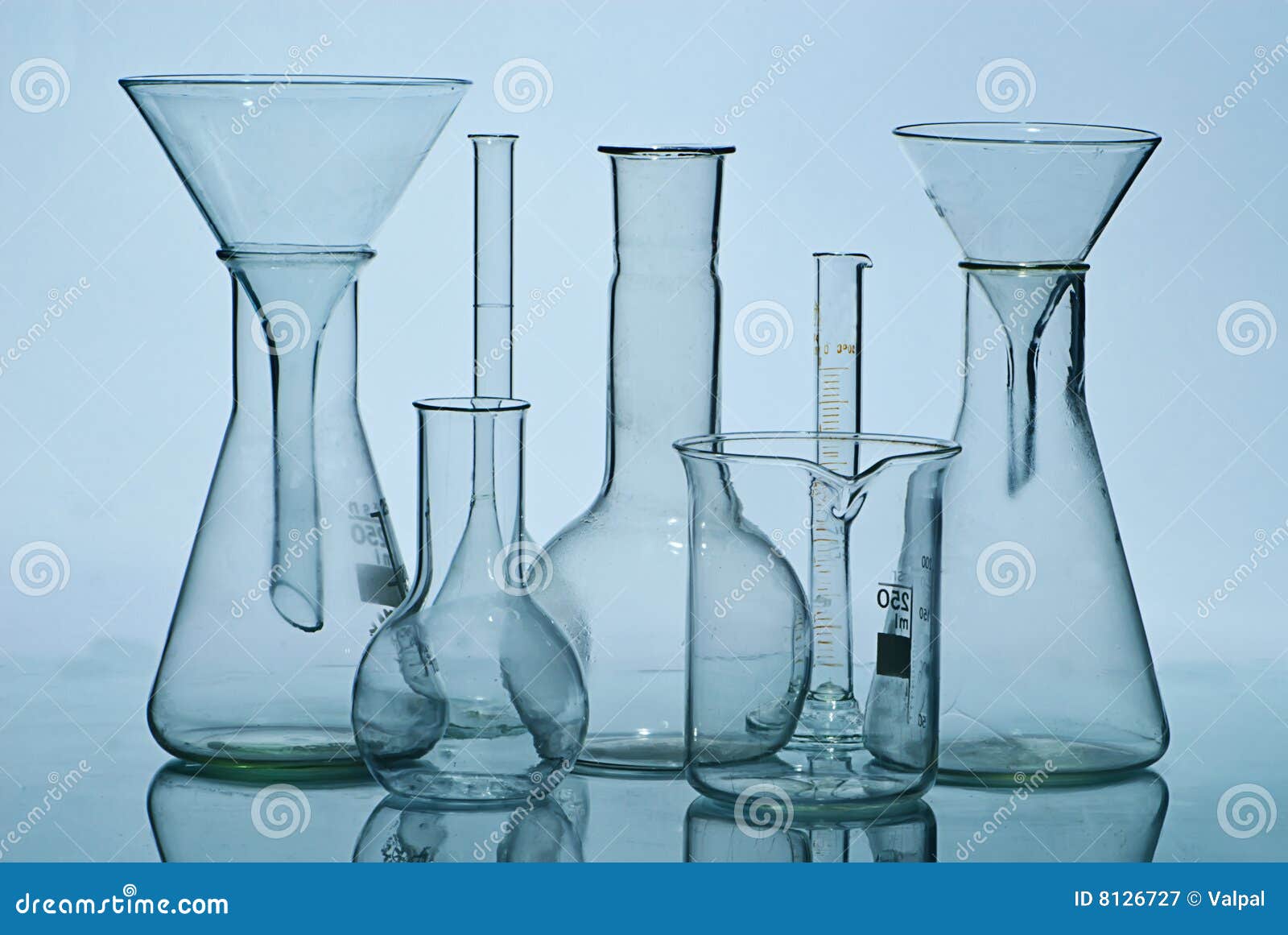 Glass laboratory equipment stock image. Image of probe - 8126727