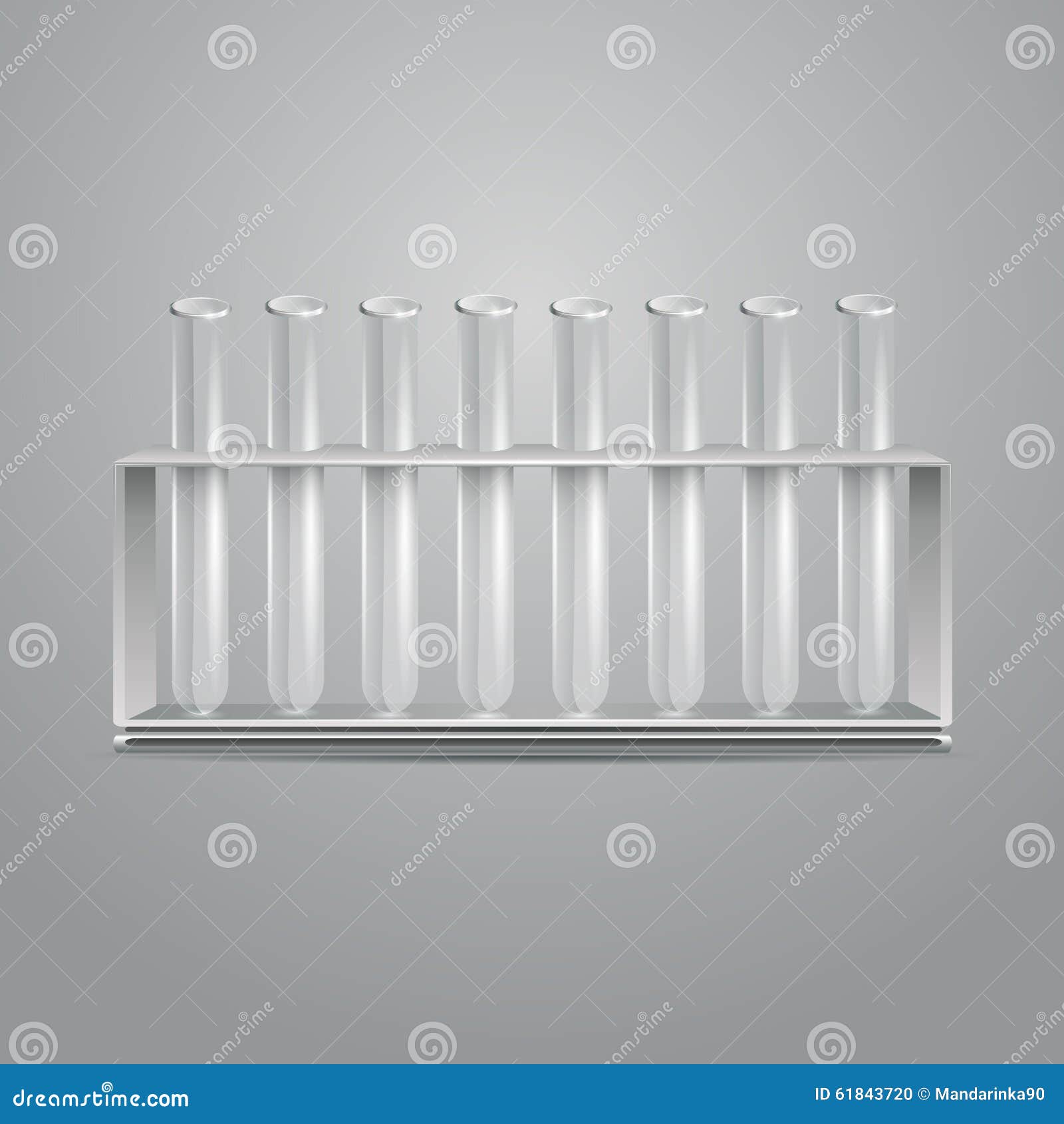 Glass Laboratory Test Tubes Stock Vector - Illustration of experiment ...