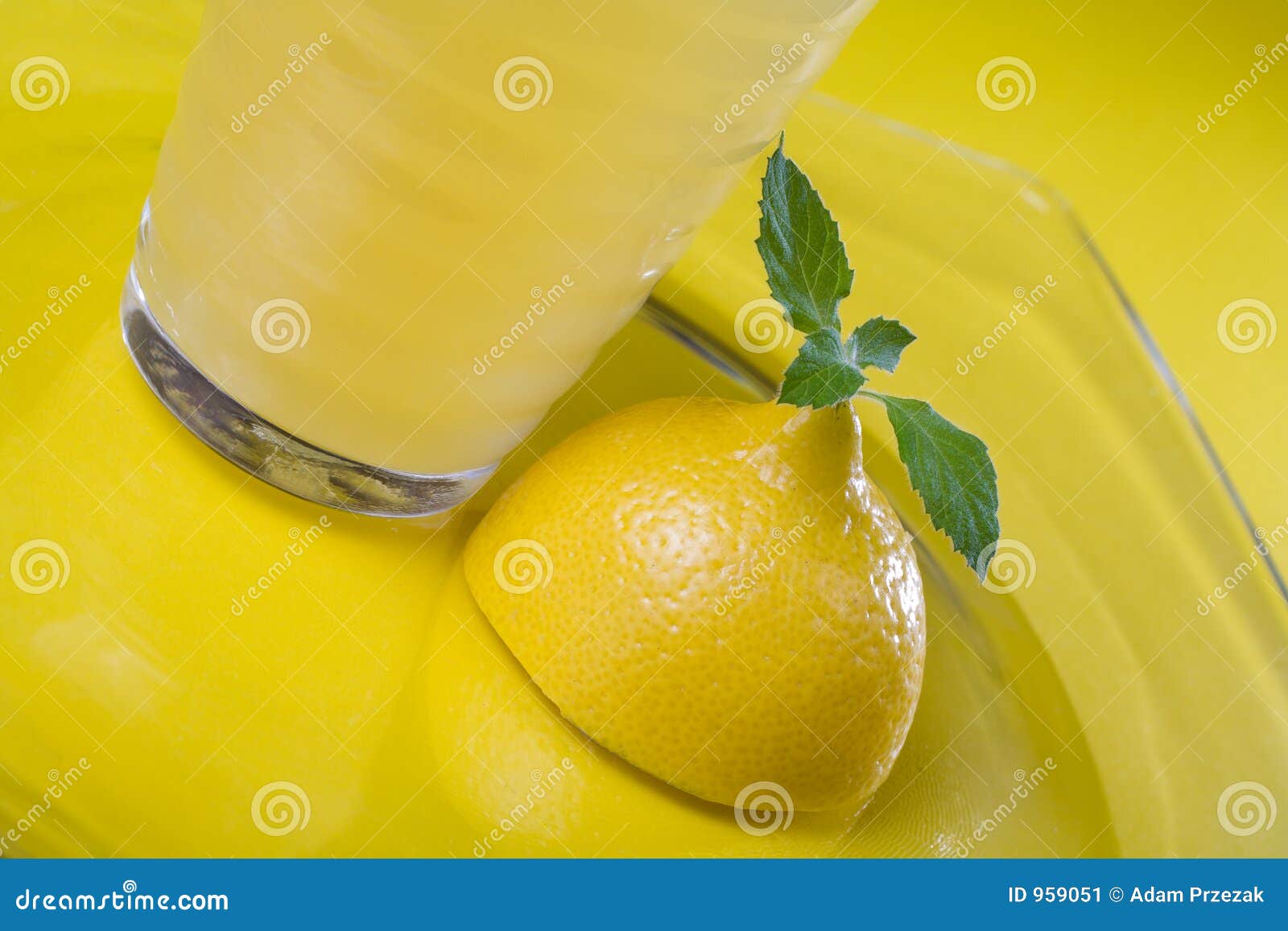 Glass of lemon juice stock image. Image of fresh, yellow - 959051