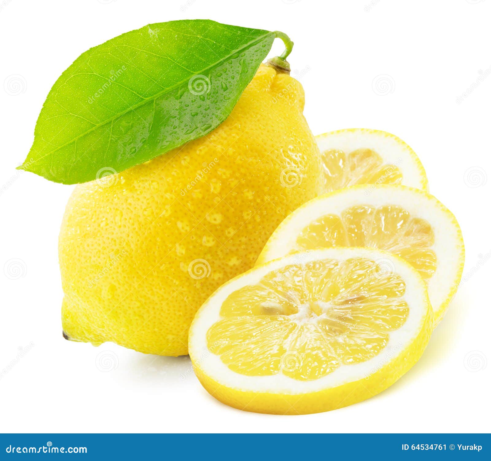Glass of Lemon Juice Isolated on White Background Stock Image - Image ...