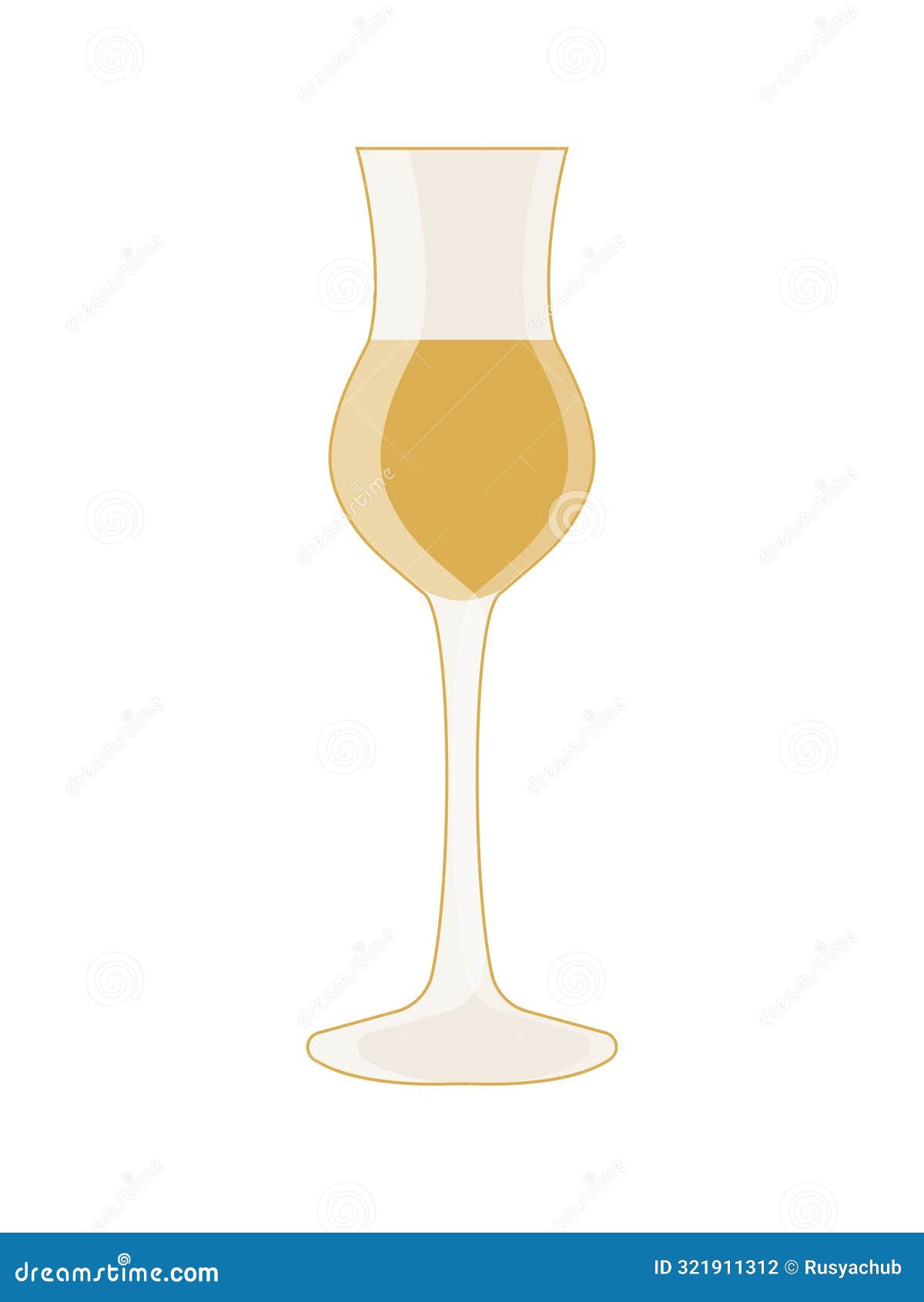 Beautiful Limoncello Liqueur Watercolor Drink Clipart Illustration ...