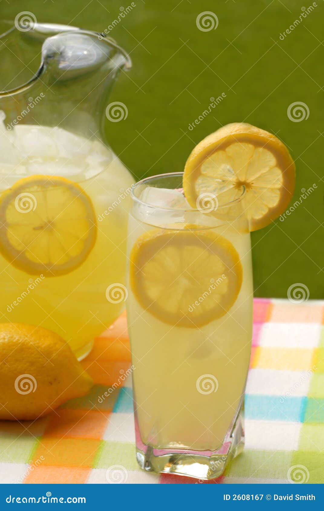 A glass of lemonade stock image. Image of picnic, refreshment - 2608167