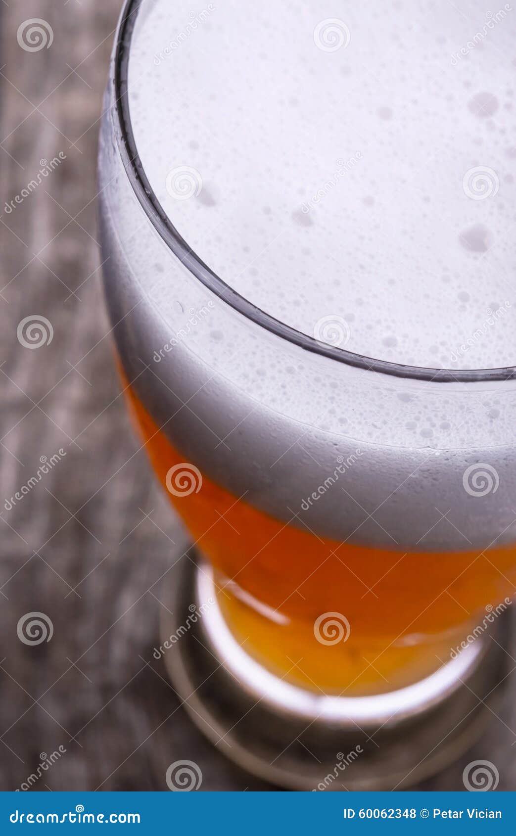 Glass of light beer stock photo. Image of service, refreshment - 60062348