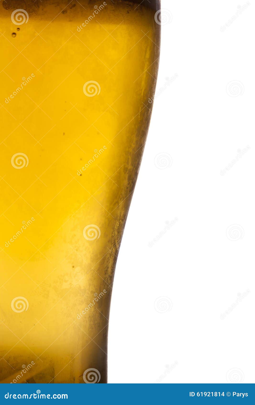 Glass of light beer. stock photo. Image of object, glass - 61921814