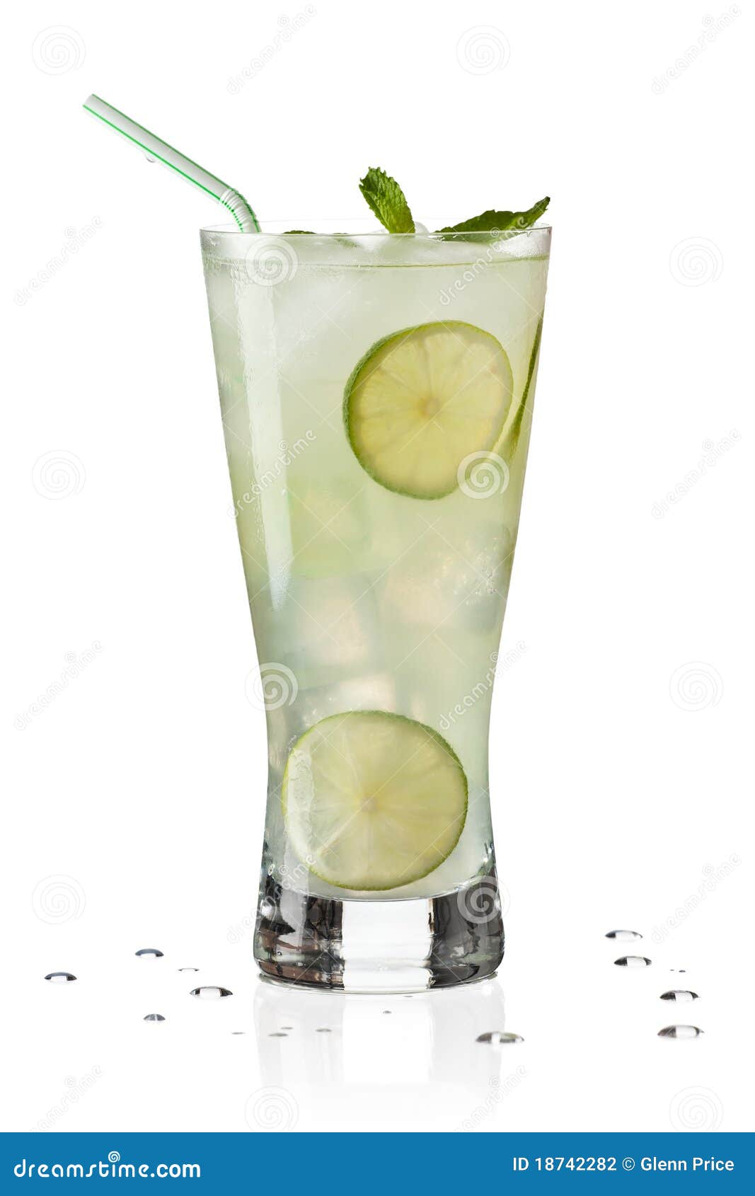 Glass of Limeade stock photo. Image of drink, tart, slice - 18742282
