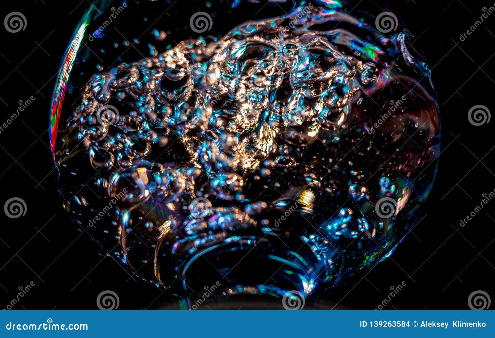 A Glass of Liquid. Glass. Color Backlight Stock Photo - Image of cool ...