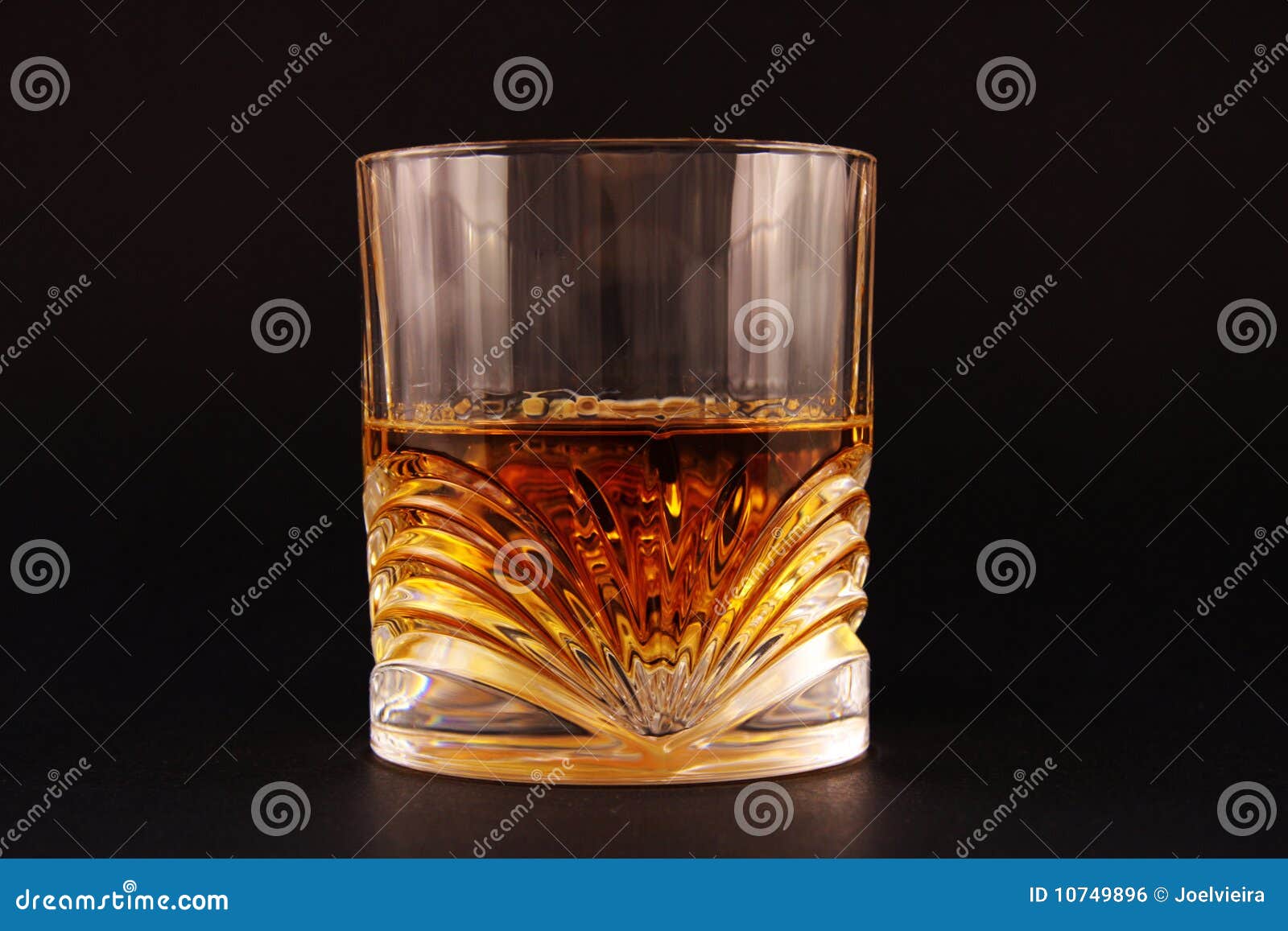 Glass with Liquid on Isolated Stock Photo - Image of black, copyspace ...