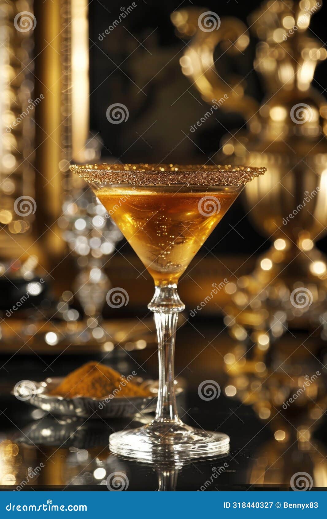 Glass of Liquid on Table stock illustration. Illustration of table ...