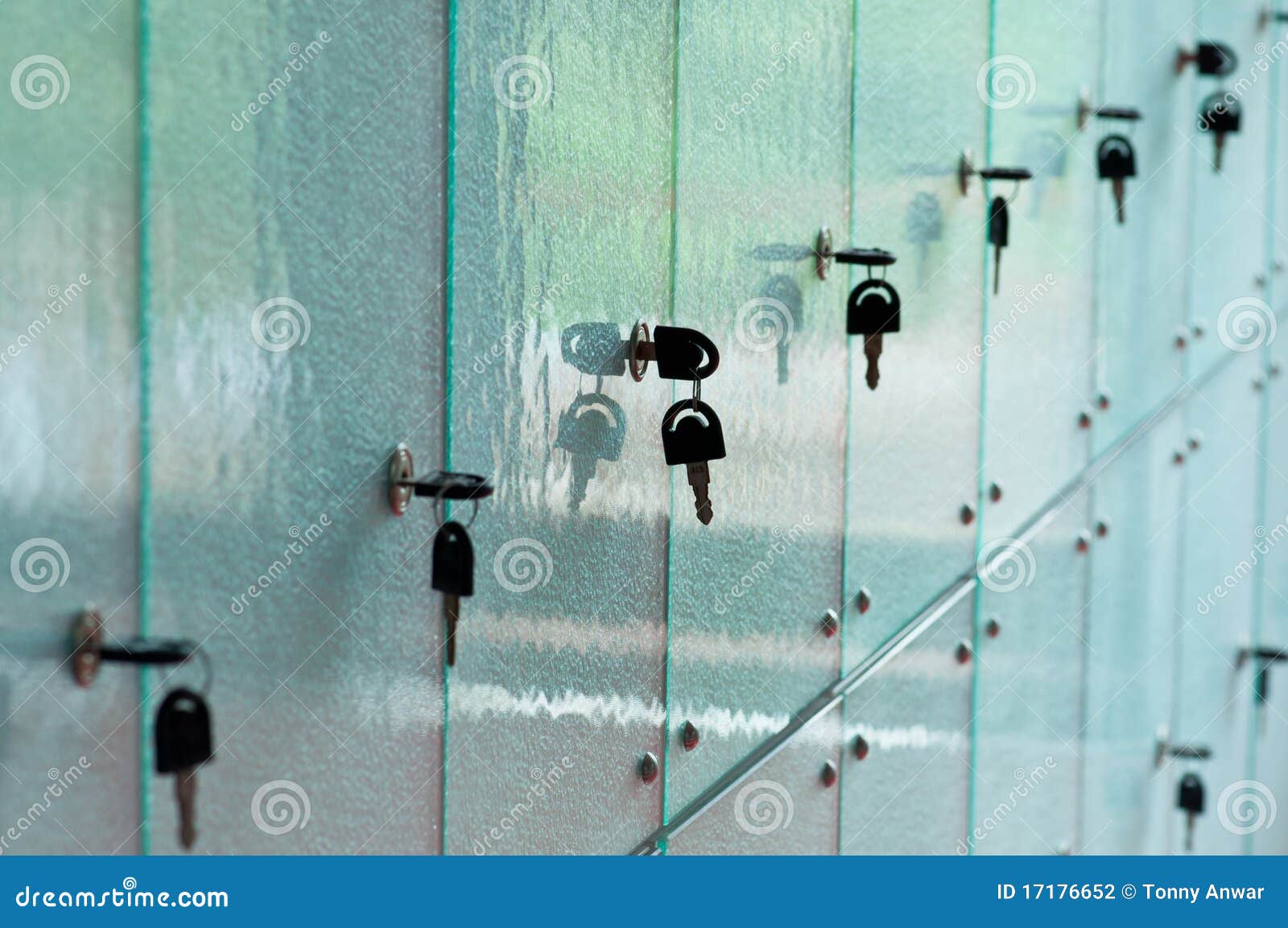 Glass Lockers stock photo. Image of modern, cabinet, secure - 17176652
