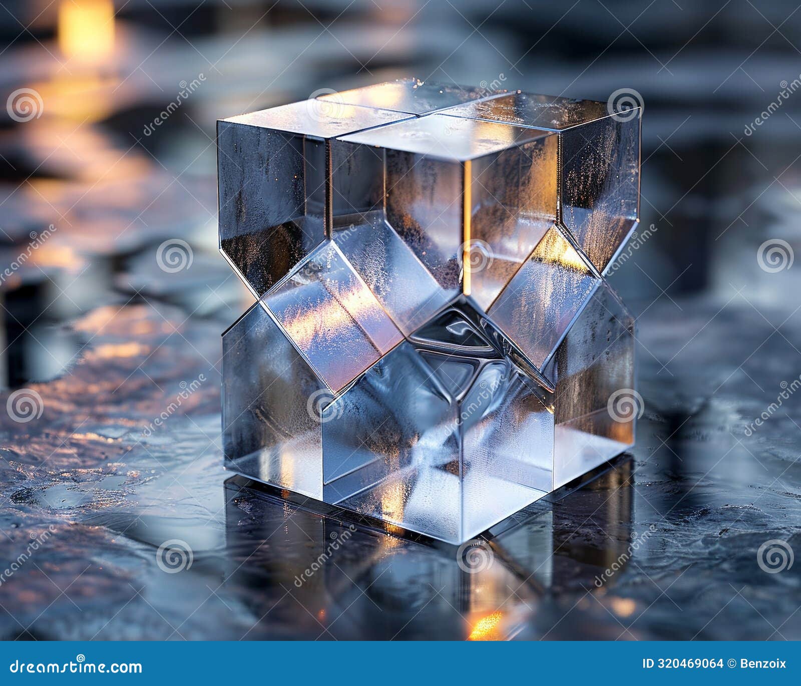 A Glass Logo Design for a Tech Company Modern and Stylish Stock Photo ...