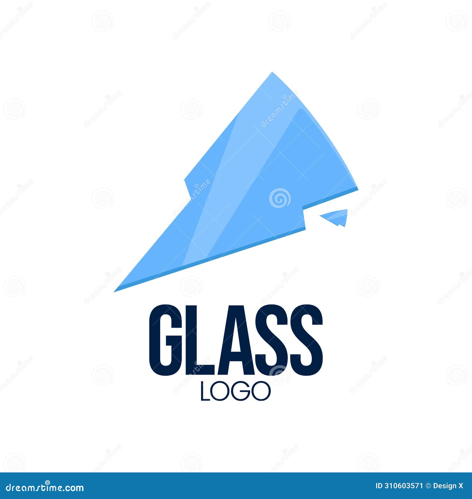 Glass Logo Vector Illustration Icon Glass Logo Design Illustration ...