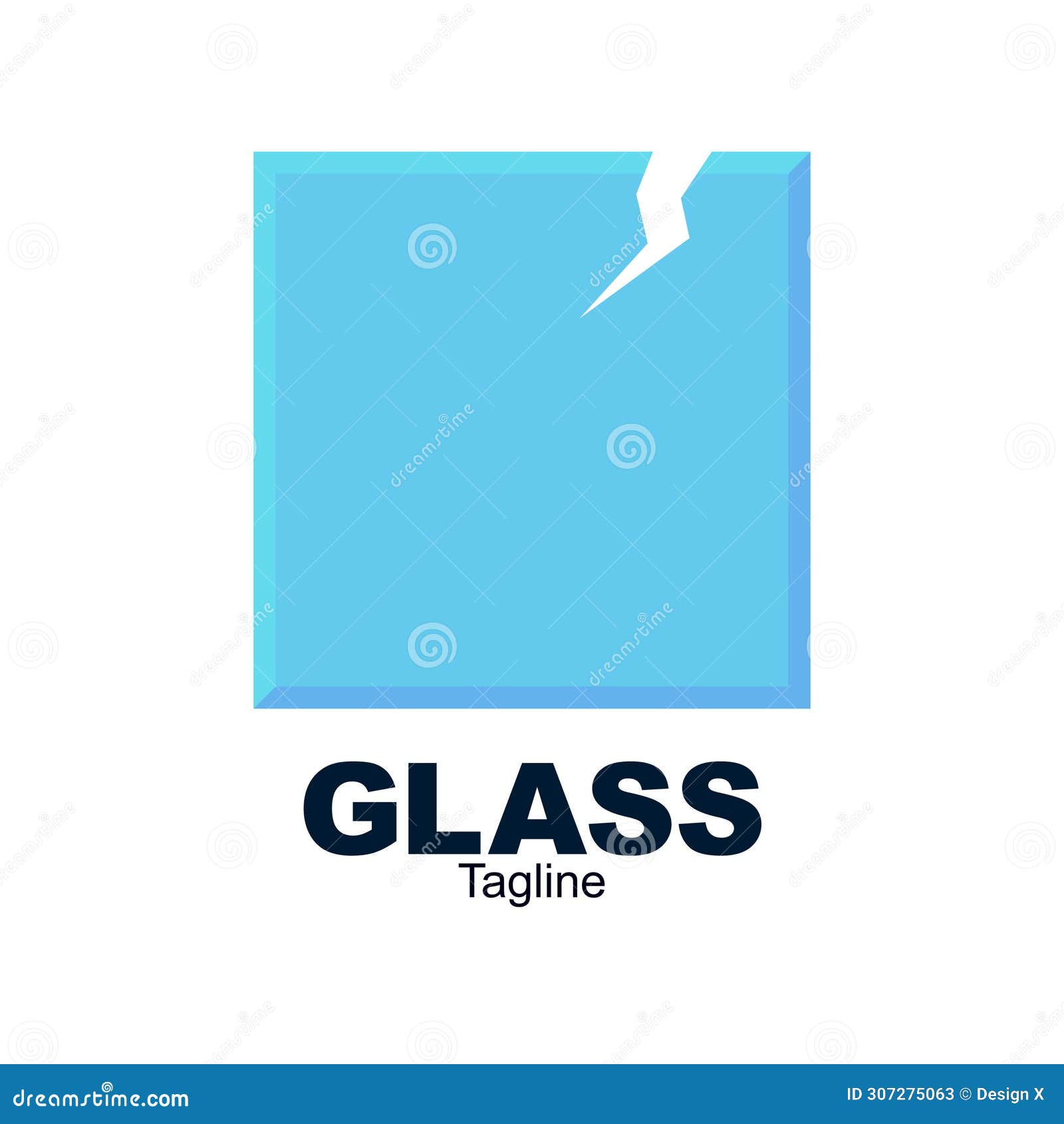 Glass Logo Vector Illustration Icon Glass Window Company Logo Icon ...