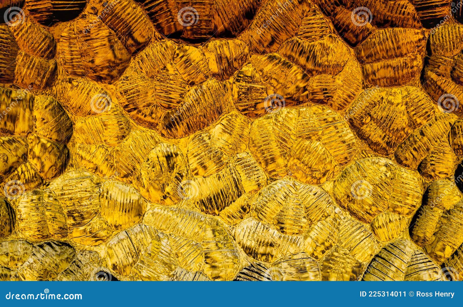 Glass Lumpy Abstract Golden Yellow Stock Image - Image of texture ...