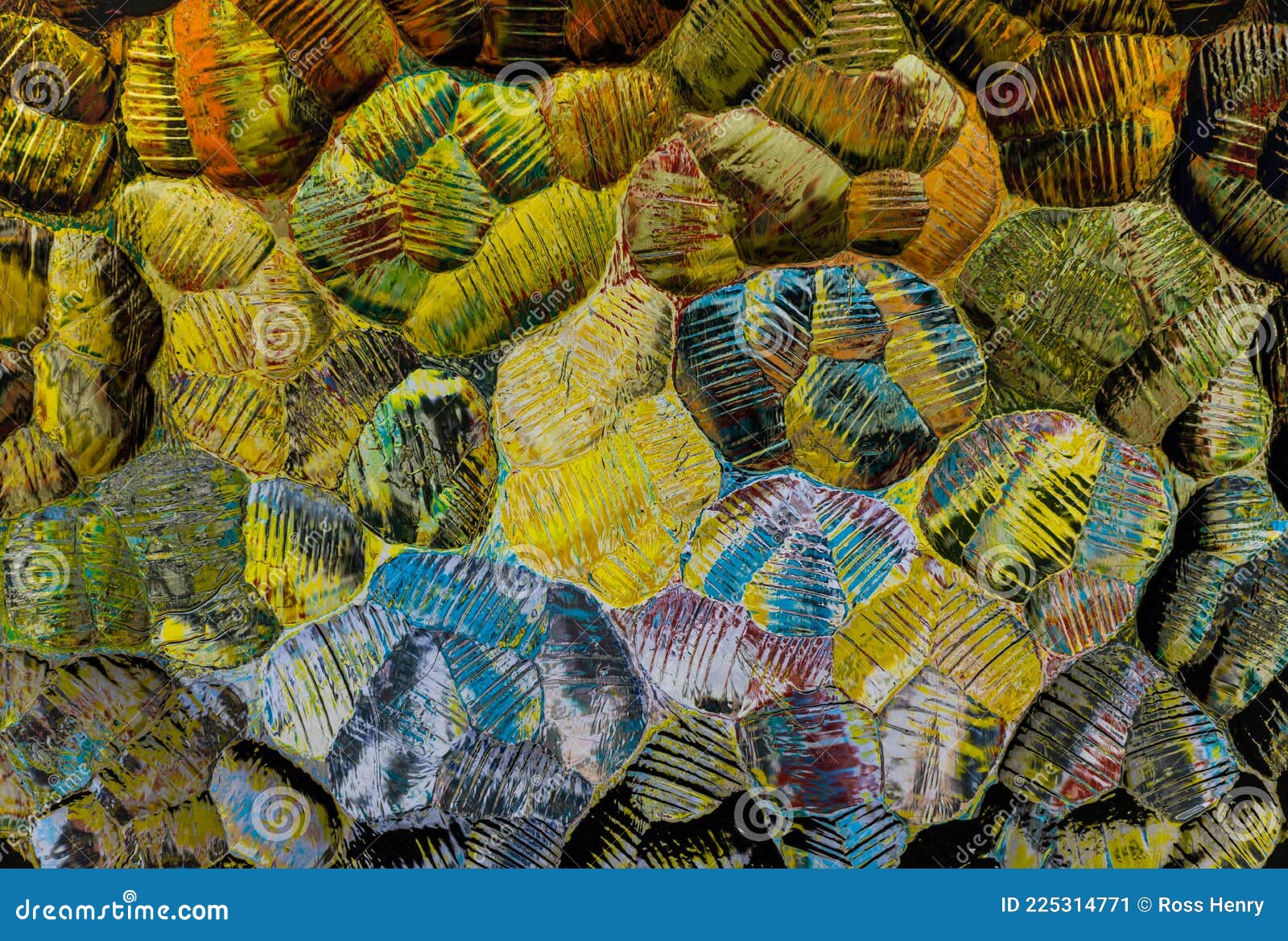 Glass Lumpy Abstract Warm Mix of Color Stock Image - Image of light ...