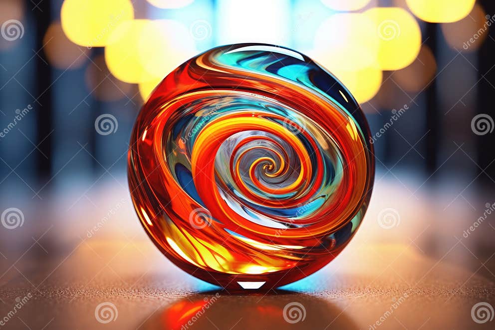 Glass magic ball stock illustration. Illustration of shiny - 292352102