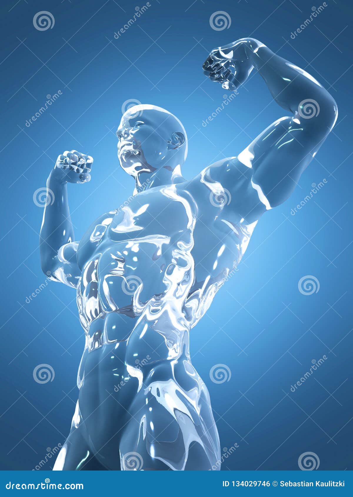 A glass man stock illustration. Illustration of male - 134029746