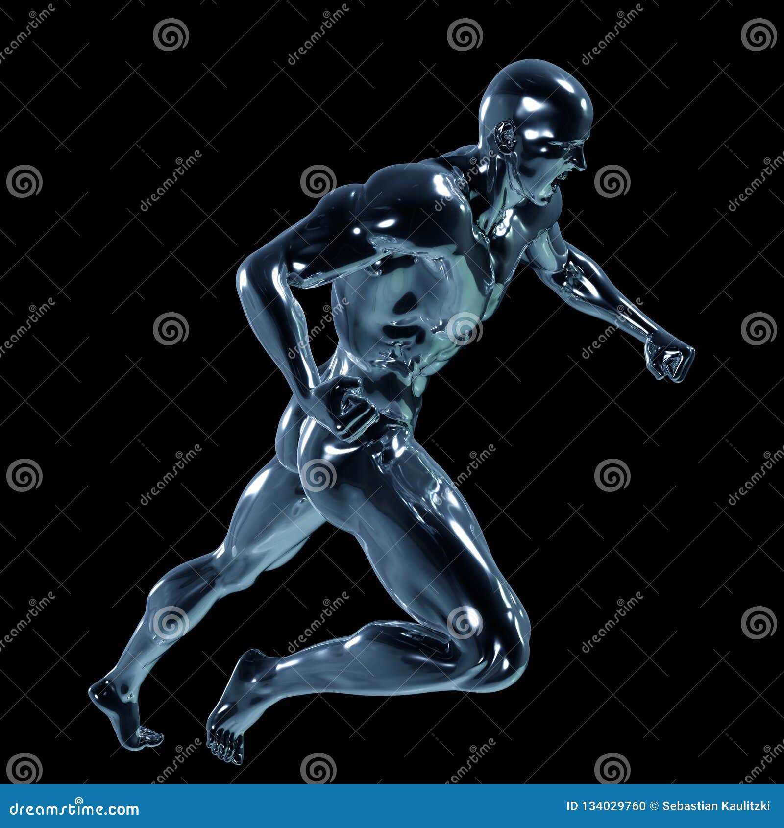 A glass man stock illustration. Illustration of transparent - 134029760