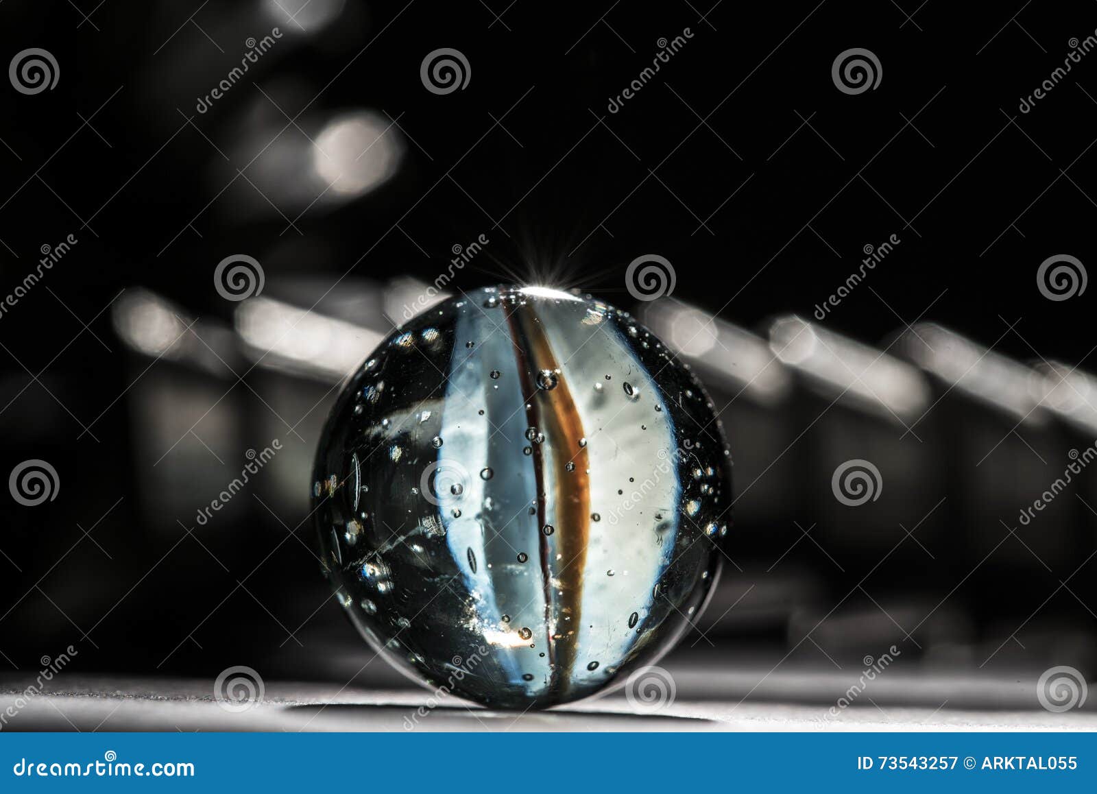 Glass marble macro a stock image. Image of ball, closeup - 73543257