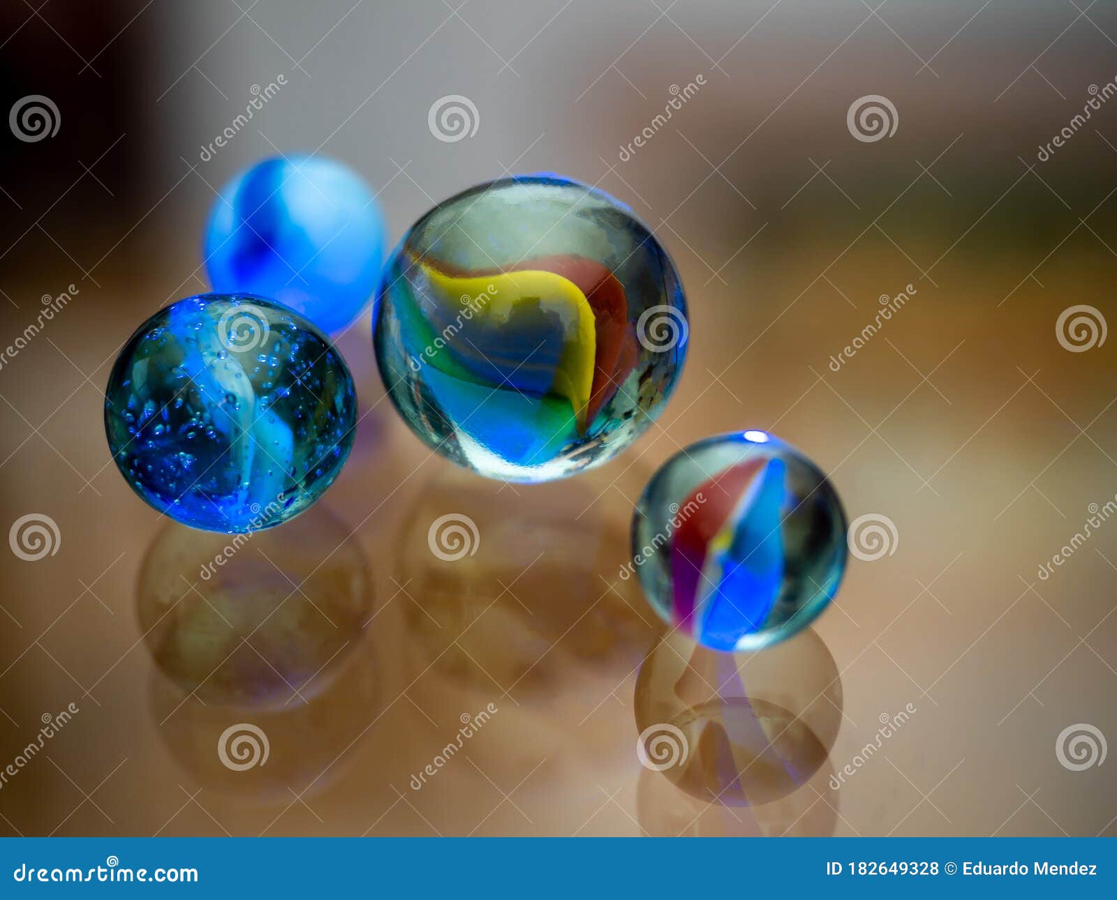 Colored Clear Glass Marbles. Stock Photo - Image of marbles, textured ...