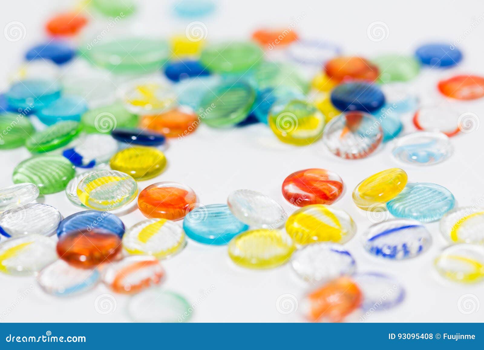 Glass Marbles stock photo. Image of spheres, colored - 93095408