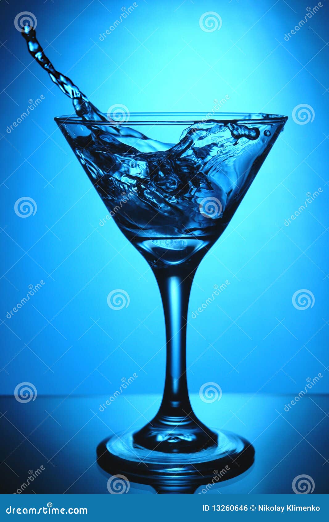 Glass Of Martini With Splash Royalty Free Stock Image - Image: 13260646