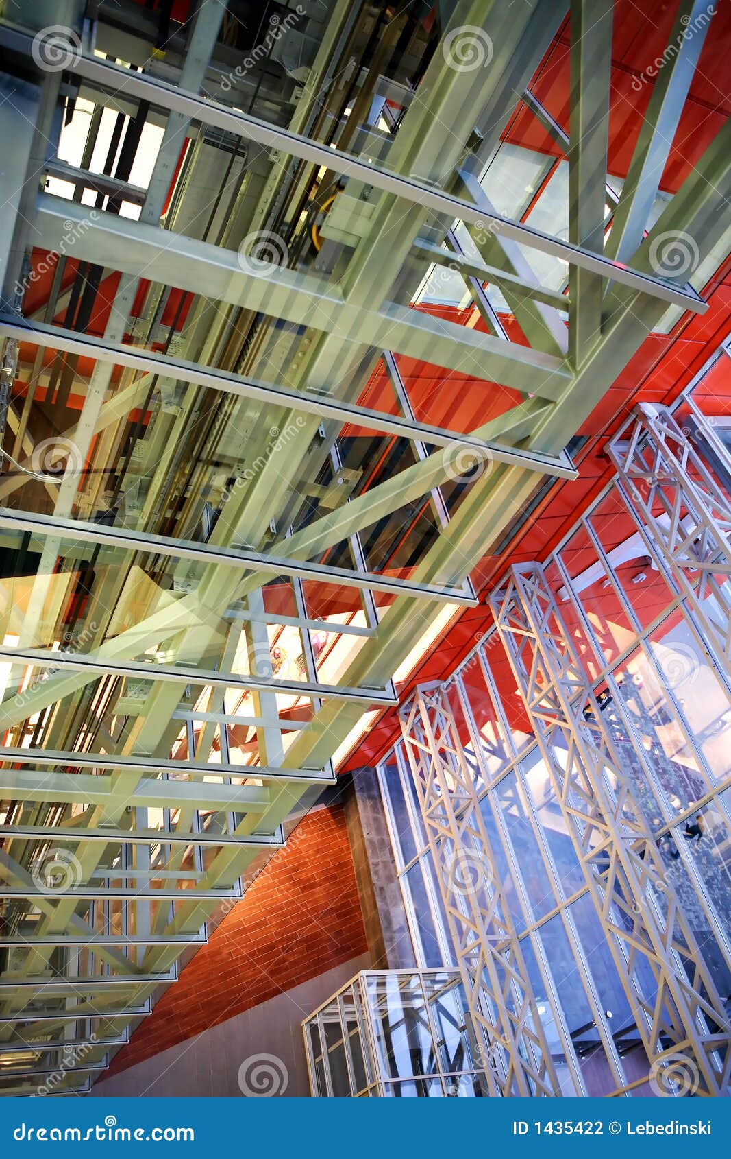Glass and metal background stock photo. Image of construction - 1435422