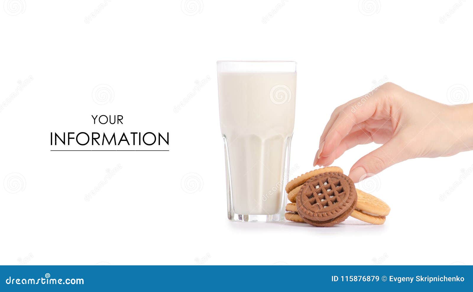 Glass Of Milk And Cookies In Hands Pattern Stock Image Image Of Baked Food 115876879