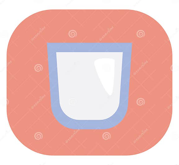 Glass Of Milk Icon Stock Vector Illustration Of Diet 259398742