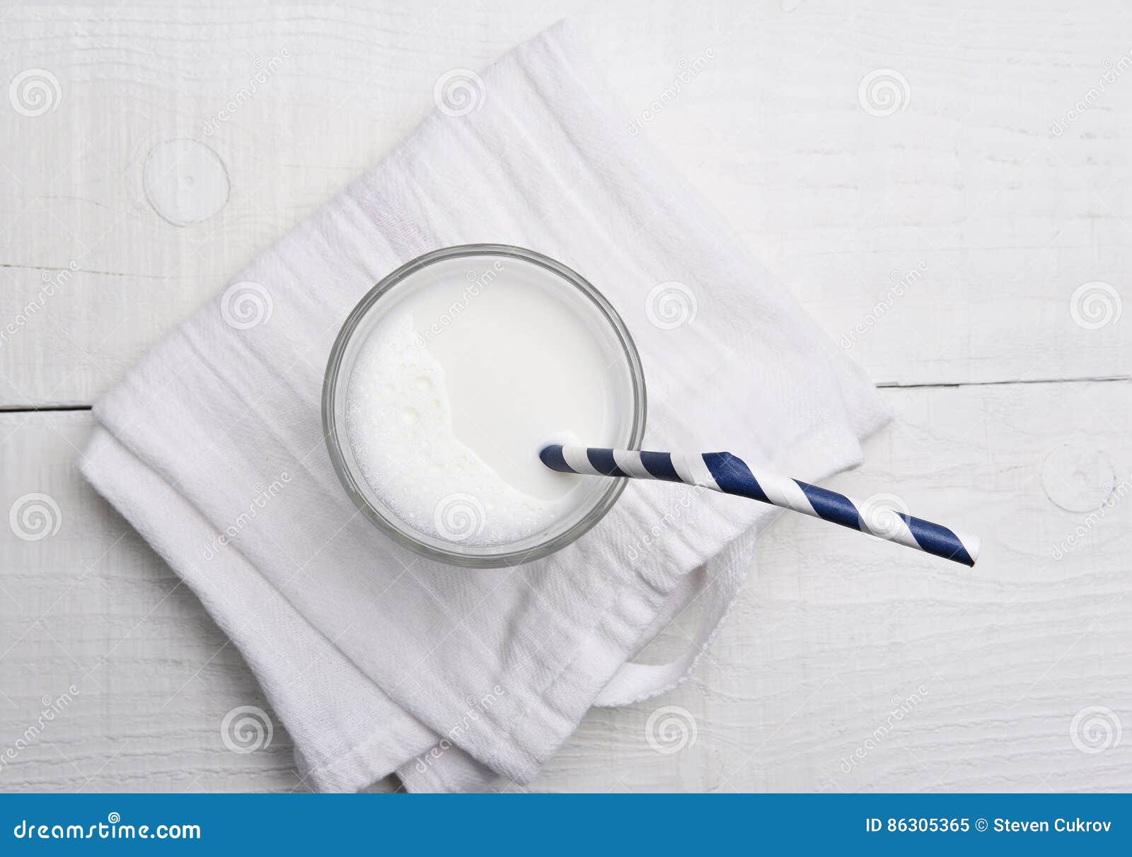 Glass of Milk and Straw stock image. Image of milk, kitchen - 86305365