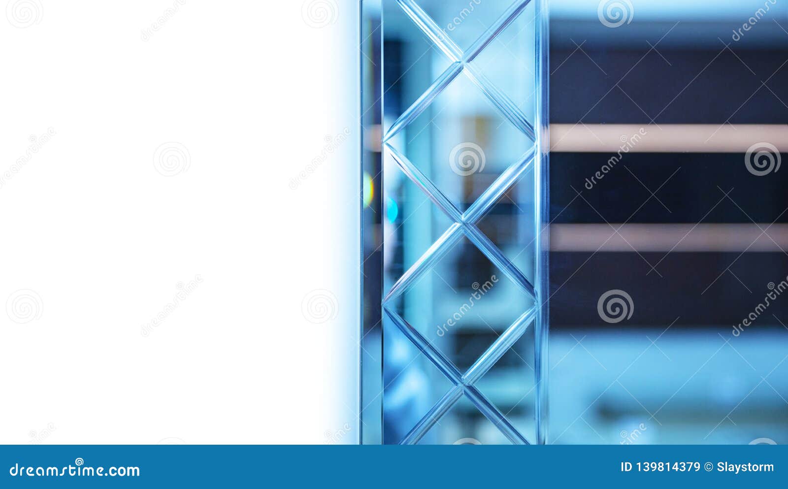 Glass, Mirror Reflection Shapes and Shadows. Close-up Details Stock ...