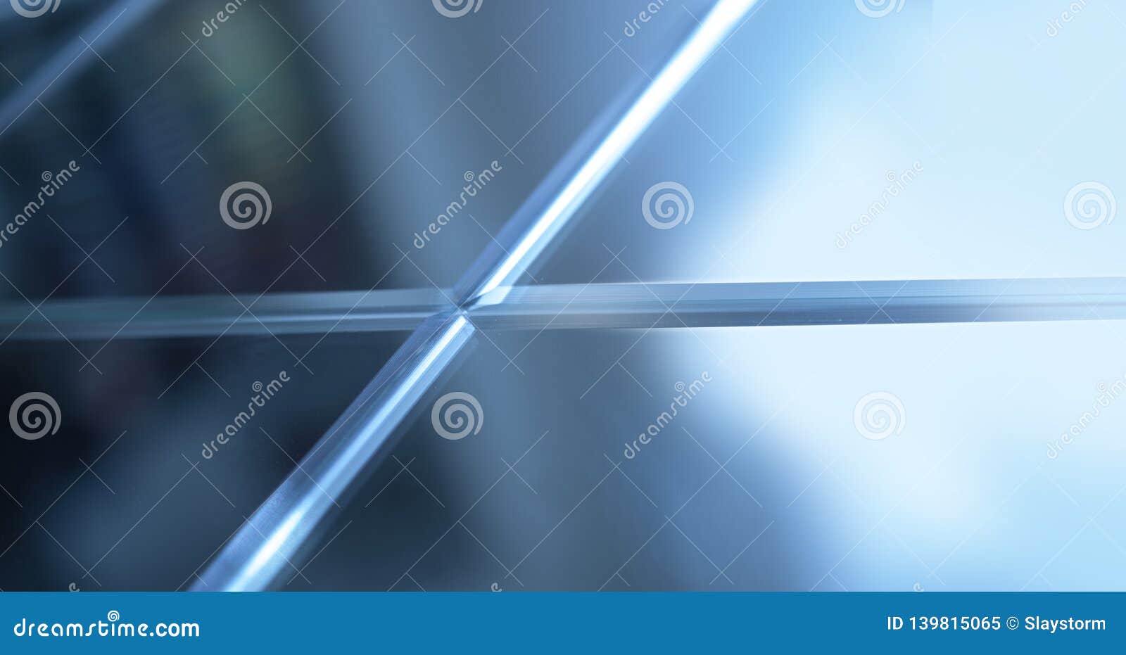 Glass, Mirror Reflection Shapes and Shadows. Close-up Details Stock ...