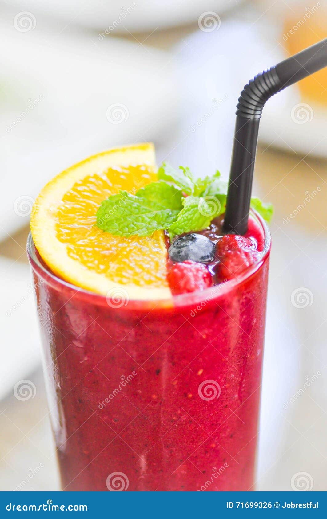 Glass of mixed berry juice stock photo. Image of soda - 71699326