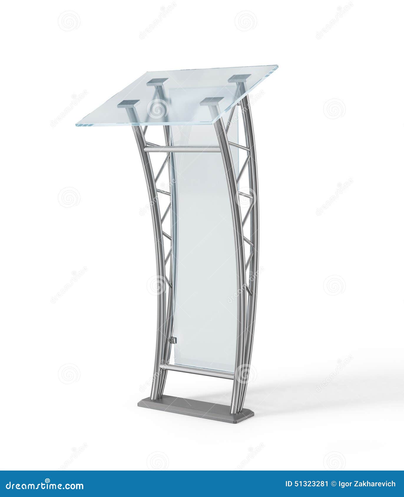 Glass modern podium stock image. Image of journalism - 51323281