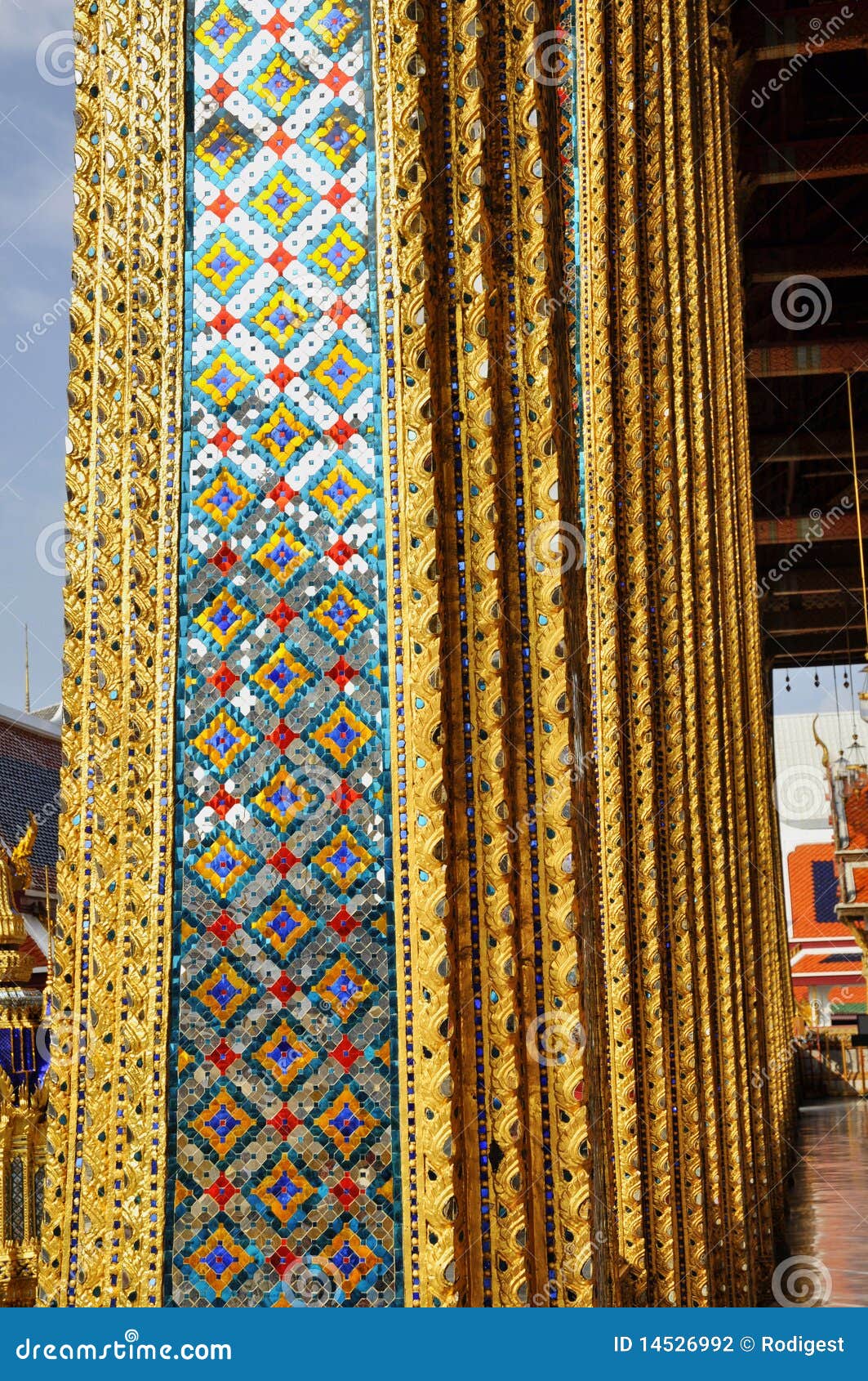 Glass Mosaic Post Pattern Overlap Stock Photo - Image of glassy ...