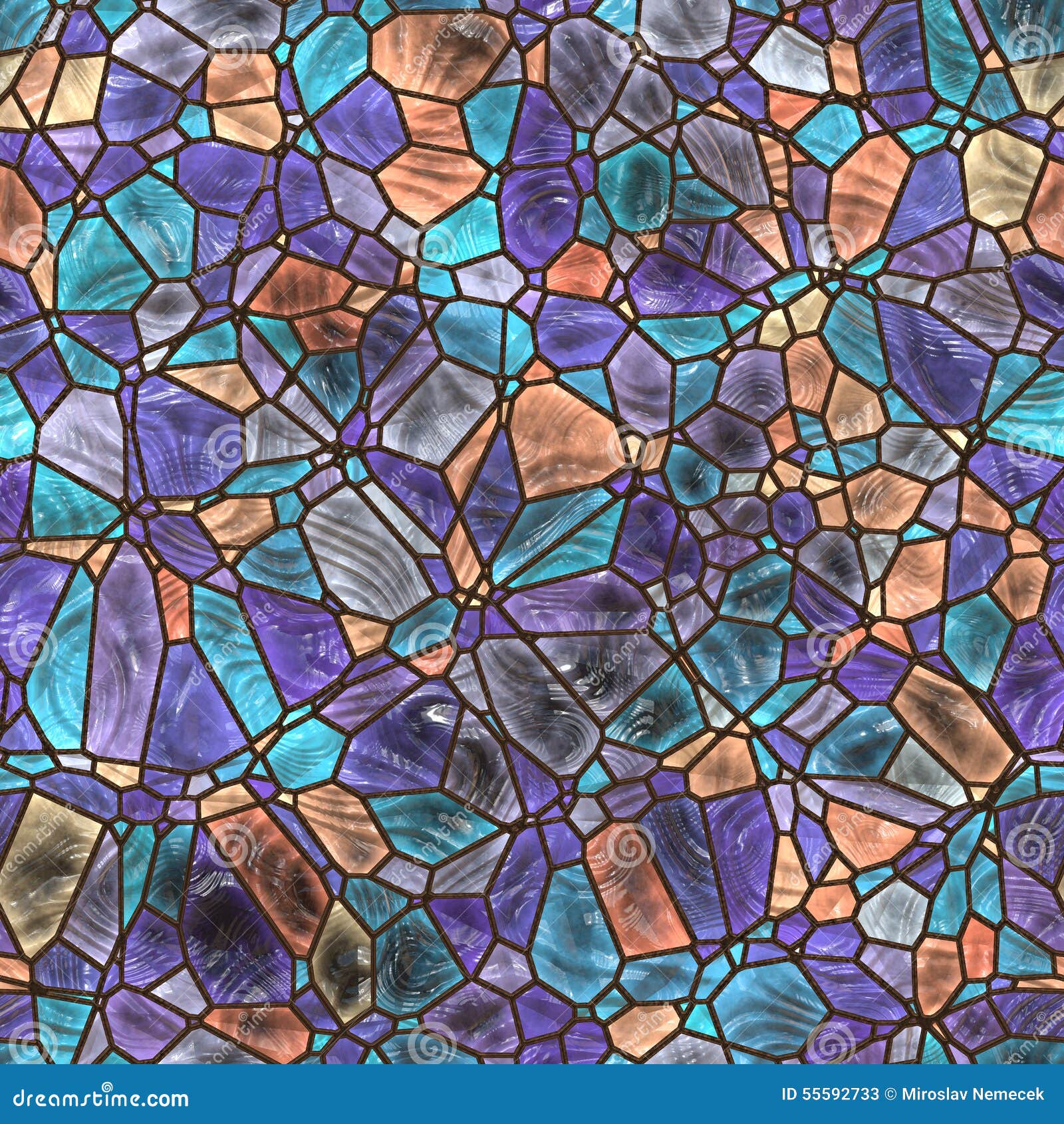 Glass Mosaic Seamless Generated Texture Royalty-Free Stock Photo ...