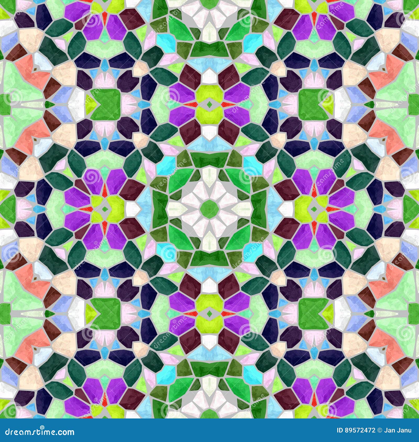 Glass Mosaic Seamless Texture Stock Illustration - Illustration of ...