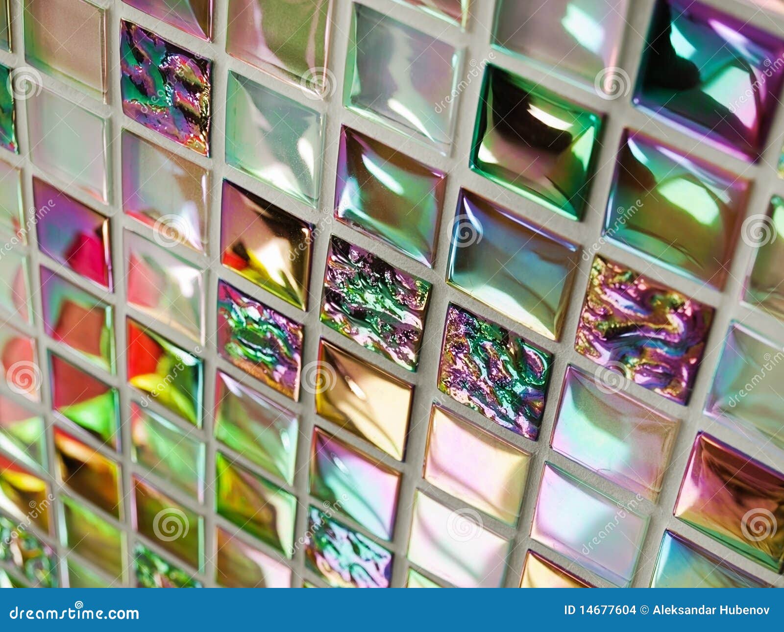 Glass mosaic tiles stock photo. Image of colorful, closeup - 14677604
