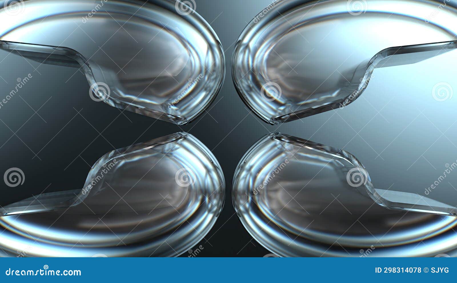 Glass Object Beautiful Refreshing Refraction and Reflection Beautiful ...