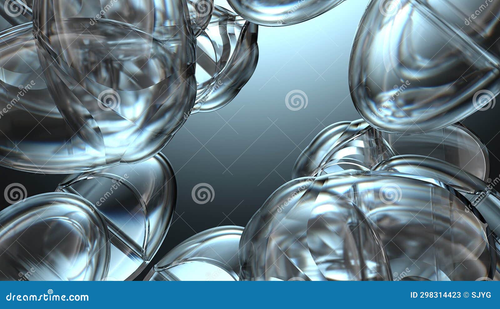 Glass Object Fresh Organic Refraction and Reflection Beautiful Elegant ...