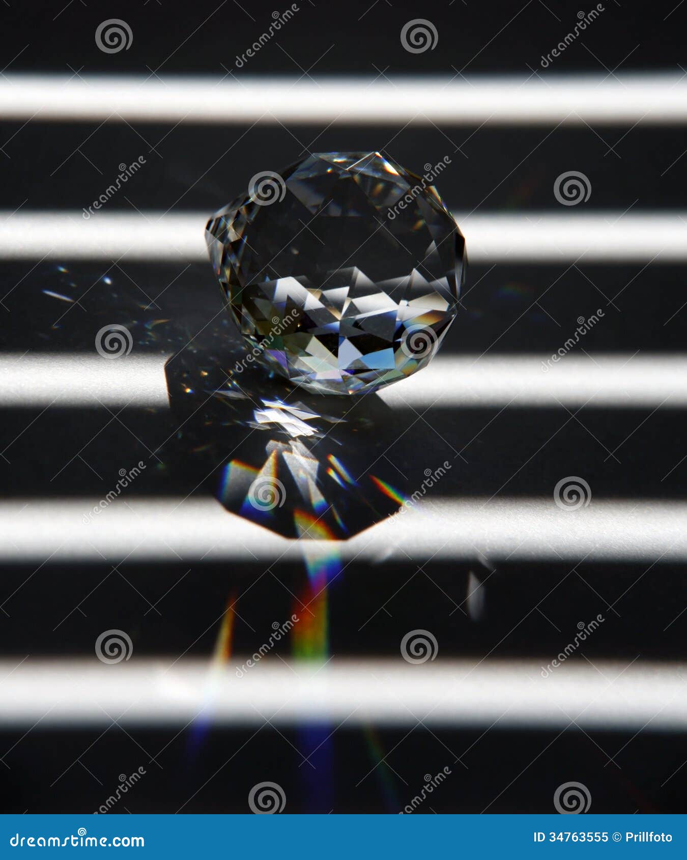 Glass Object and Refraction Stock Image - Image of density, reflection ...